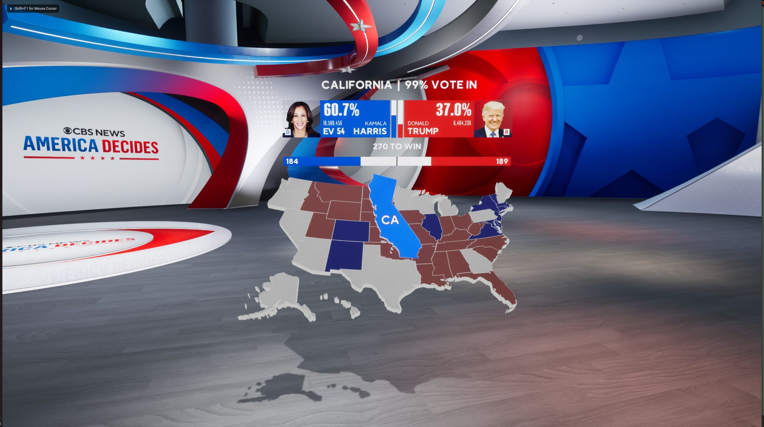 CBS 2024 US Election Graphics Package - Myreze